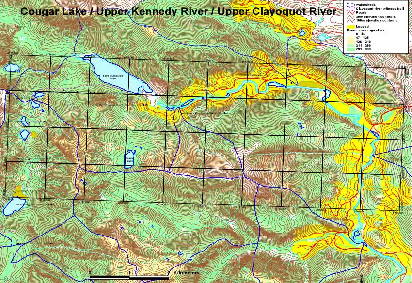 Hiking Map for Clayoquot Valley and Cougar Lake - Clayoquot Sound | Wilderness Committee